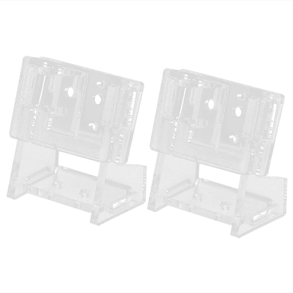 Acrylic Bracket for Raspberry Pi, Protective Case LCD Display Screen Holder Stand Cover for Raspberry Pi 8MP Camera(2pcs)