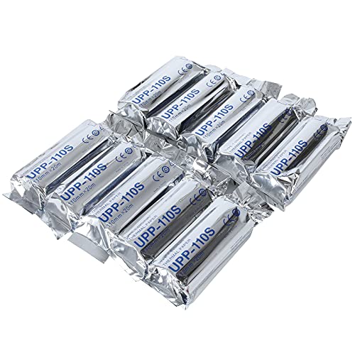 UPP-110S Type I Black and White Video Thermal,Ultrasound Film/Media,Replacement for Sony Upp-110s,110 mm x 20m(1roll)