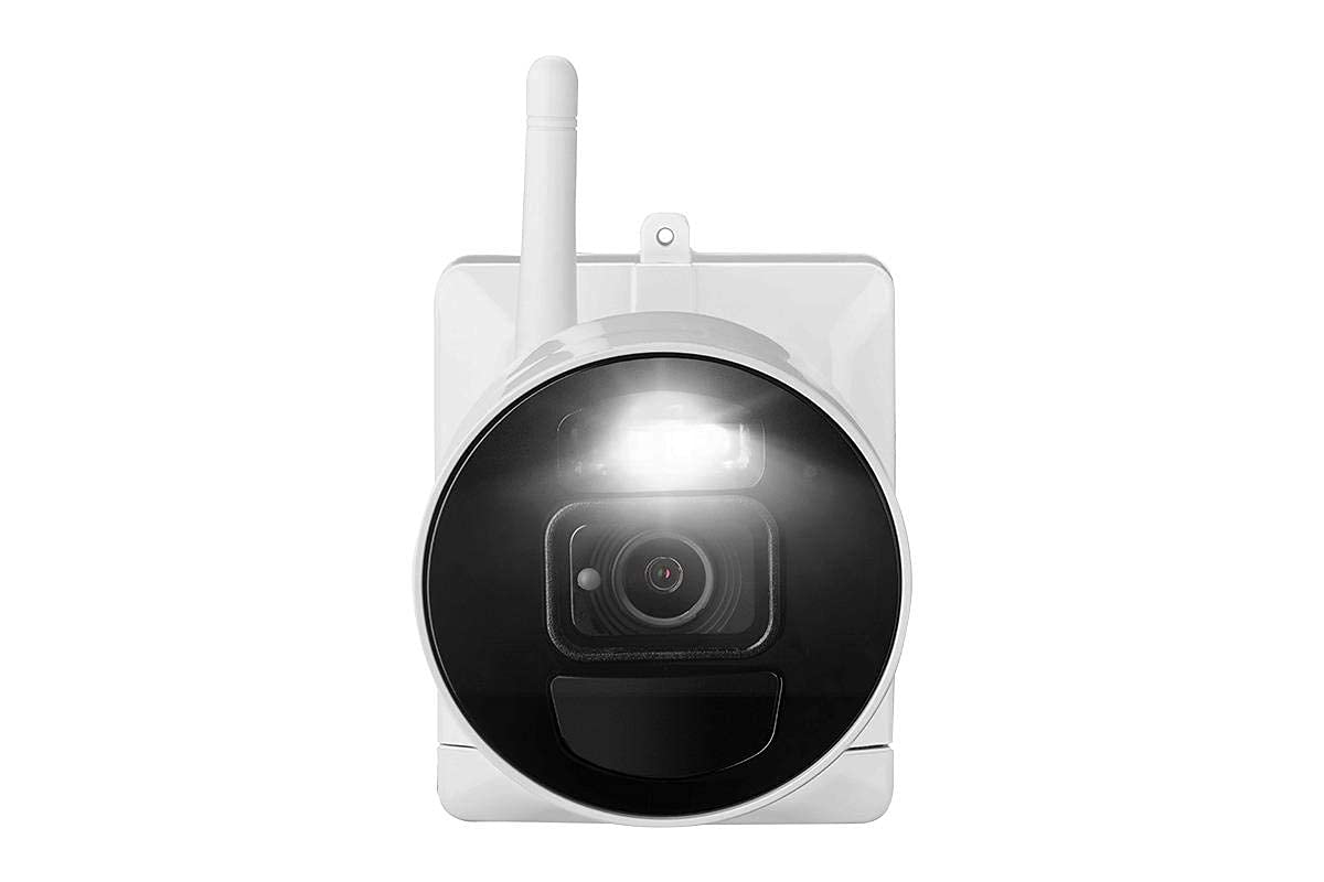 Lorex U222AA 1080p HD Wire-Free Security Camera, 60ft Night Vision, 140 FoV, Ultra-Wide Angle Lens, 2-Way Talk, Person Detection, White (Renewed)