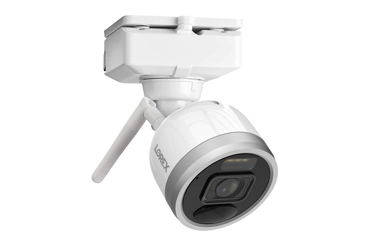 Lorex U222AA 1080p HD Wire-Free Security Camera, 60ft Night Vision, 140 FoV, Ultra-Wide Angle Lens, 2-Way Talk, Person Detection, White (Renewed)