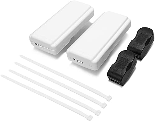 Wireless WiFi Bridge, UeeVii CPE881 5.8G Point-to-Point Access Outdoor CPE Kit Long Range Transmitter Supports 2.5KM Transmission Distance with 14 dBi High-Gain Antenna,2-Pack