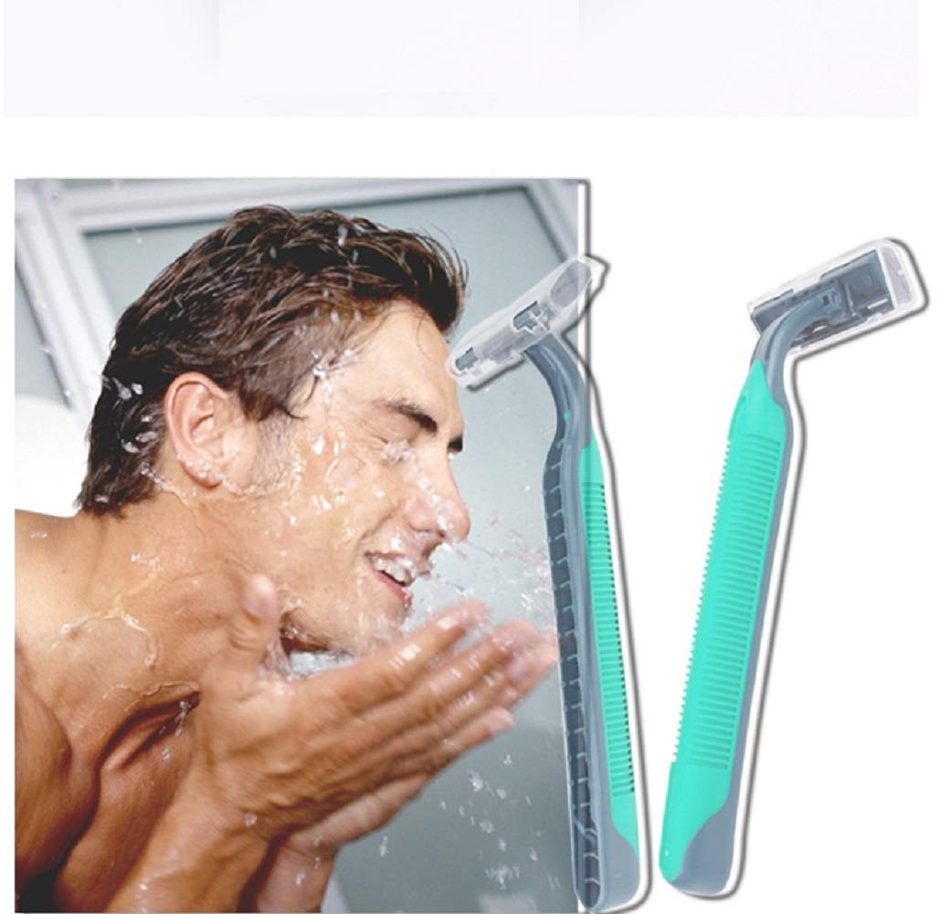 Kheoxusa Bulk Razors Disposable Individually Wrapped,Disposable Razors(100 Pack)