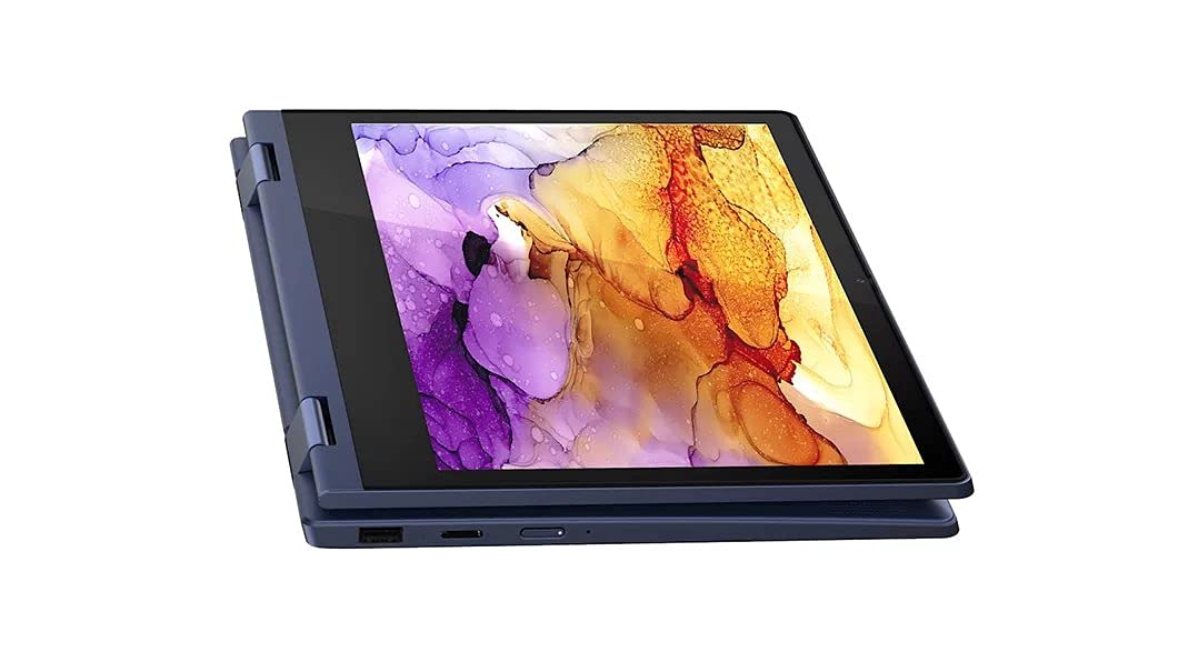 Lenovo Chromebook Flex 3 2-in-1 Convertible Laptop in Abyss Blue Intel Processor 64GB eMMC 4GB 11.6in IPS Touchscreen BT Webcam HDMI (Renewed)