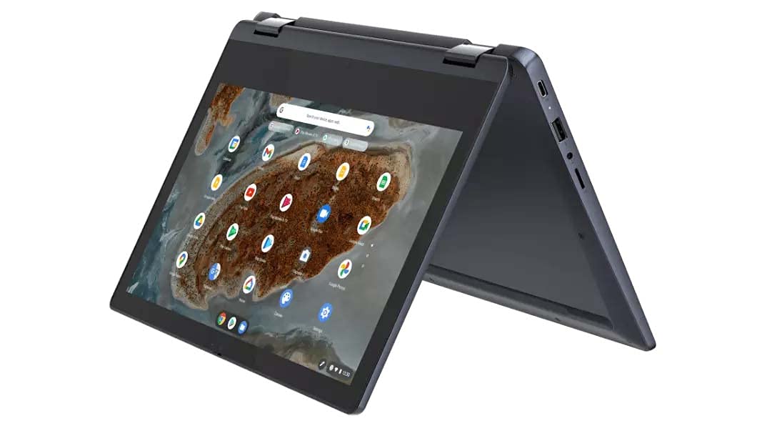 Lenovo Chromebook Flex 3 2-in-1 Convertible Laptop in Abyss Blue Intel Processor 64GB eMMC 4GB 11.6in IPS Touchscreen BT Webcam HDMI (Renewed)