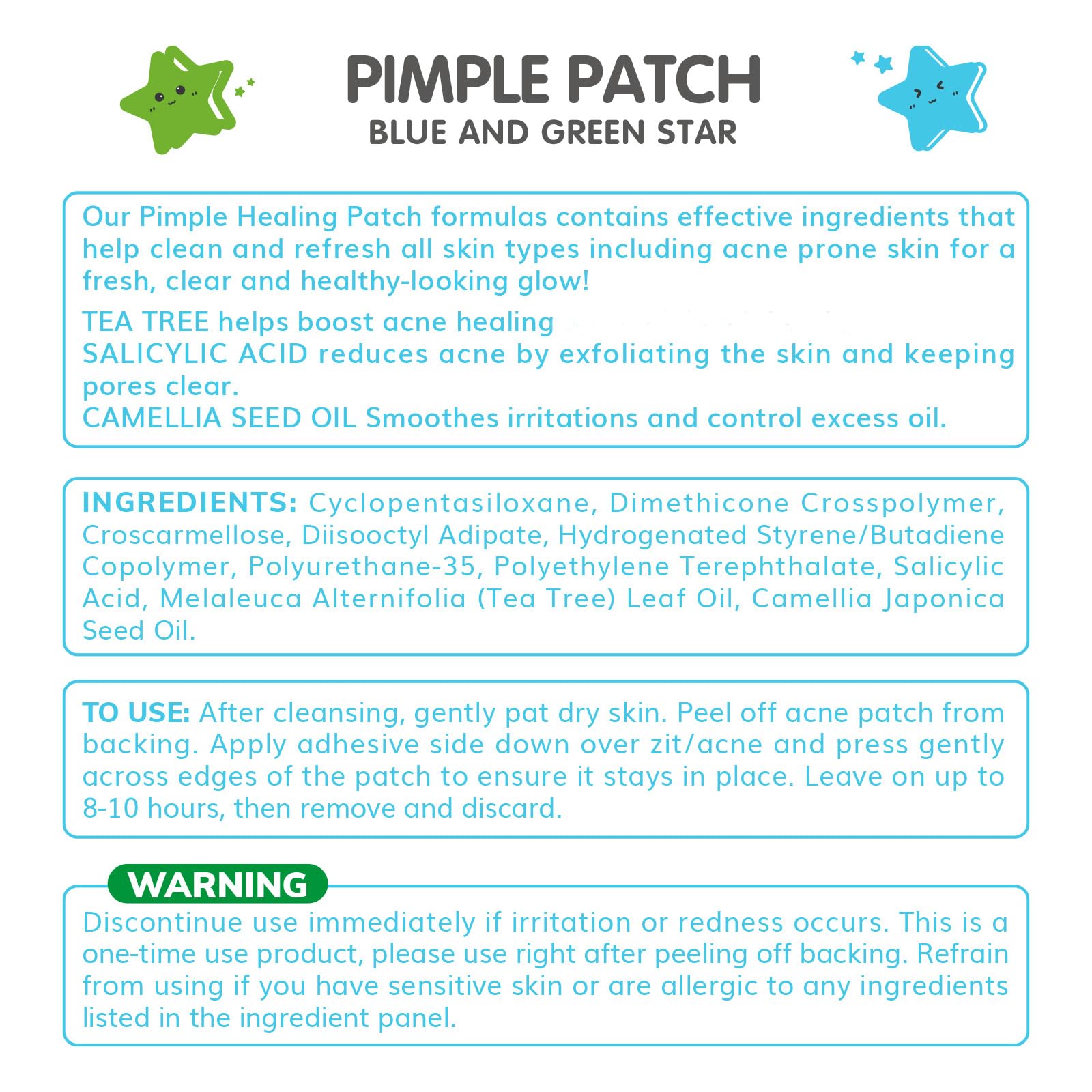 Star-Shaped Pimple Patch