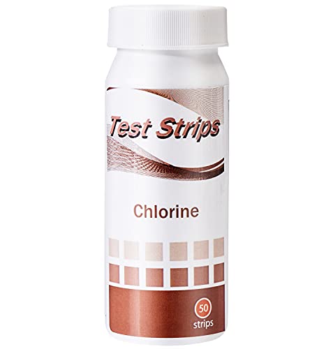 SuperCheck High Range Chlorine Test Strips, 0-2000 ppm, 50 Count, Chlorine Sanitizer Test Strips, Designed for Daycares and Senior Homes for Sanitizing and Disinfecting, Chlorine Dioxide Test Strips