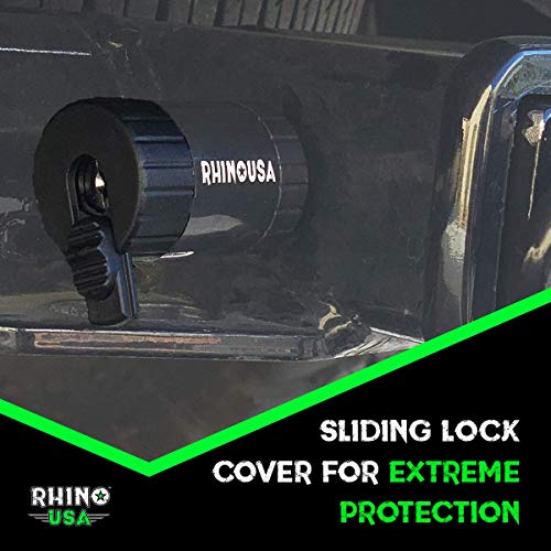Rhino USA Locking Hitch Pin and Hitch Tightener Bundle - Includes Our Top Selling Anti Rattle Hitch Tightener Plus Our Patented Trailer Hitch Locking Pin