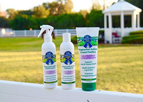 Dr. Milt's Hip and Joint Care, Horse Liniment for The Horse and Rider - 3 Pack - 8oz Cream, Gel, Spray.