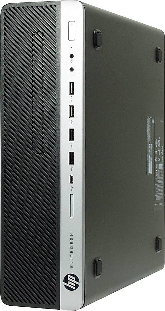 HP EliteDesk 800 G3 SFF Desktop Intel i7-7700 UP to 4.20GHz 16B DDR4 128GB SSD + 2TB HDD Built in WiFi BT Dual Monitor Wireless Keyboard & Mouse Support Win10 Pro (Renewed)