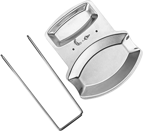 Lid and Spoon Rest Shelf,304 Stainless Steel Pan Pot Cover Lid Rack Stand Organizer,ZYLONE Pan Lid Organizer Storage Soup Spoon Rests Utensils Kitchen Tool
