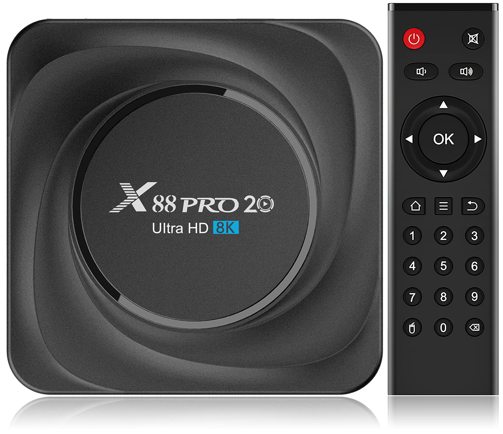 Android TV Box 11.0, 4GB RAM 32GB ROM Android TV Box RK3566, Dual-WiFi 2.4G/5G Ethernet 1000M LAN Bluetooth 4.2 with 8K/6K/3D/USB 3.0 TV Android Box