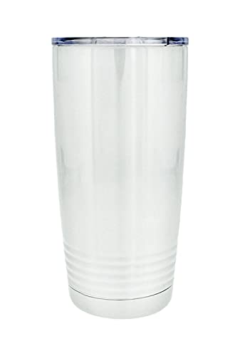 ThisWear Travel Mug For Best Poppy Ever 20oz. Stainless Steel Insulated Travel Mug With Lid White