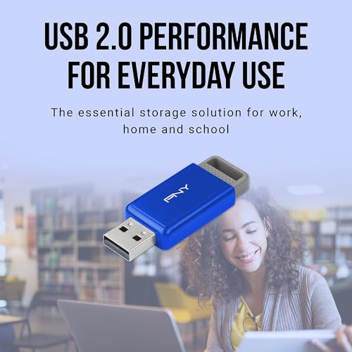 PNY 128GB USB 2.0 Flash Drive β Color May Vary
