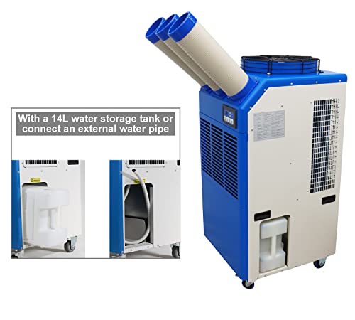 TECHTONGDA Industrial Spot Cooler Air Conditioner Commercial Mobile Outdoor Cooling Aircon 220V Three Column 910m³/h