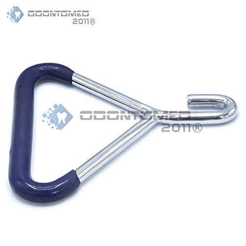 OdontoMed2011 OB Handle Blue Polycoated OB Chain Handle Calving Veterinary Instruments