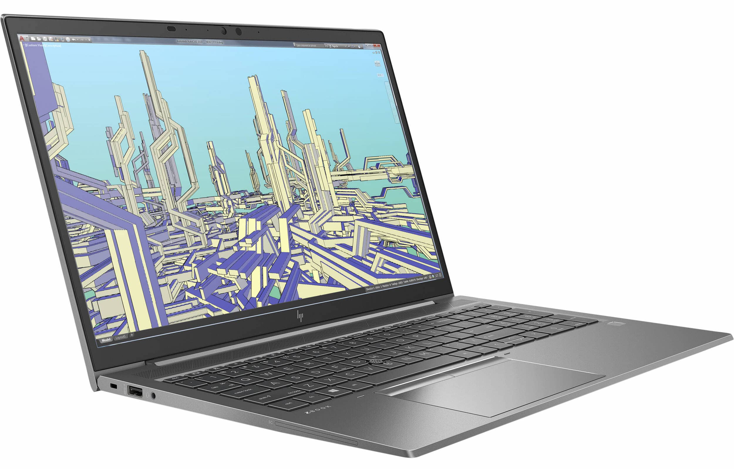 HP ZBook Firefly 15 G8 15.6" 60Hz FHD Workstation IPS Laptop (Intel i7-1165G7 4-Core, 32GB RAM, 512GB PCIe SSD, Intel Iris Xe, (1920x1080), Fingerprint, WiFi, BT 5.2, Win 10 Pro) with Hub