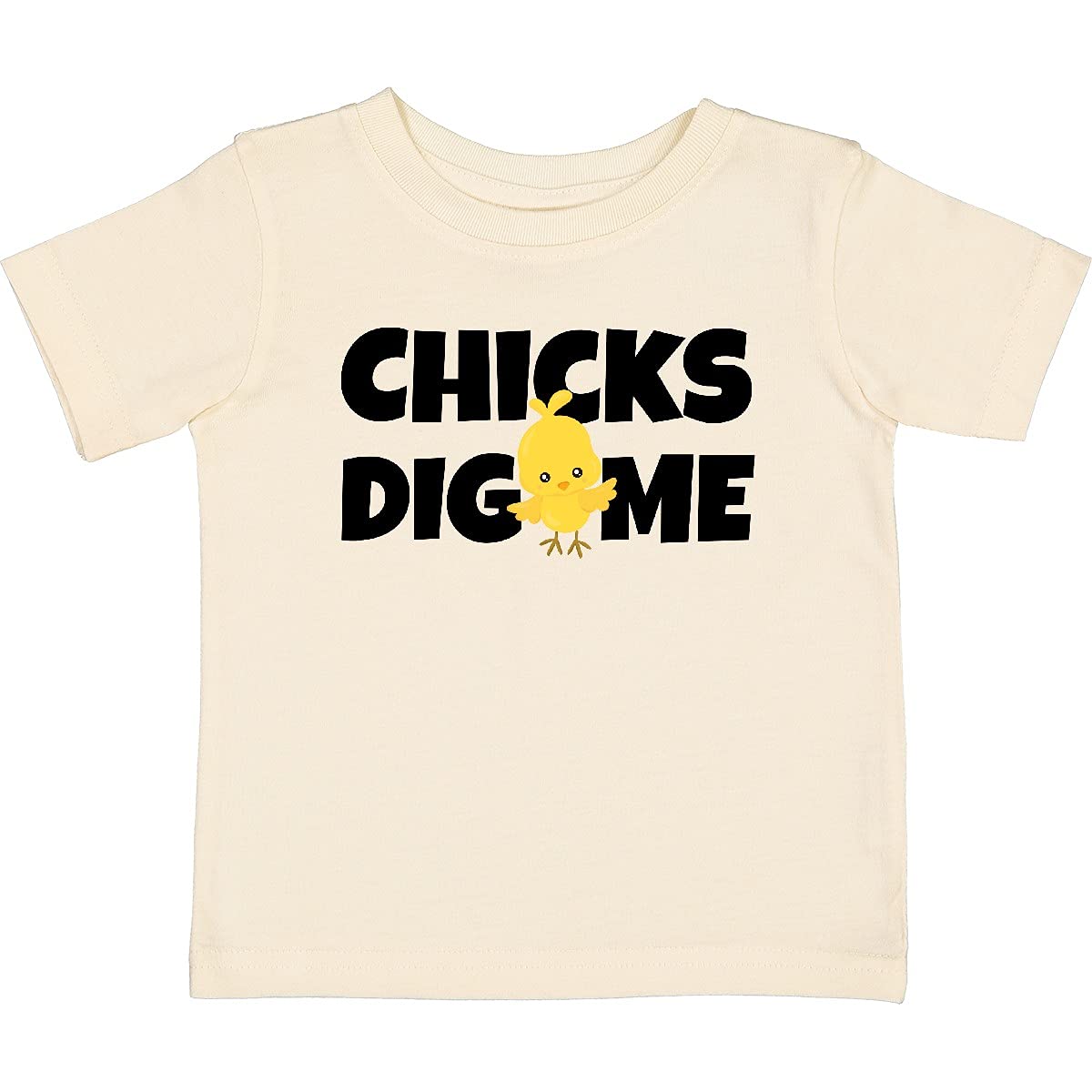 inktastic Chicks Dig Me Baby T-Shirt 18 Months Natural 2805c
