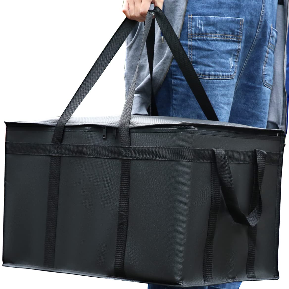 musbus Insulated Food Delivery Bag Cooler Bags Keep Food Warm Catering Therma for doordash Catering cooler bags insulated catering bag 22x14x13 therma catering shopper accessories hot XL XXL Pizza