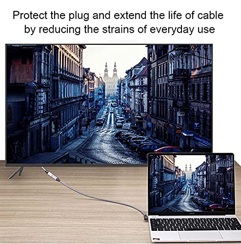 USB-C Extension Cable Right Angle 6.6ft,10Gbps USB-C 3.1 Gen 2 Male to Female 4K Video Cable,90 Degree Extender Cable for 2021 iPad Mini 6,MacBook Pro/Air,iMac,USB-C Hub/Docking Station/Camera/Laptop