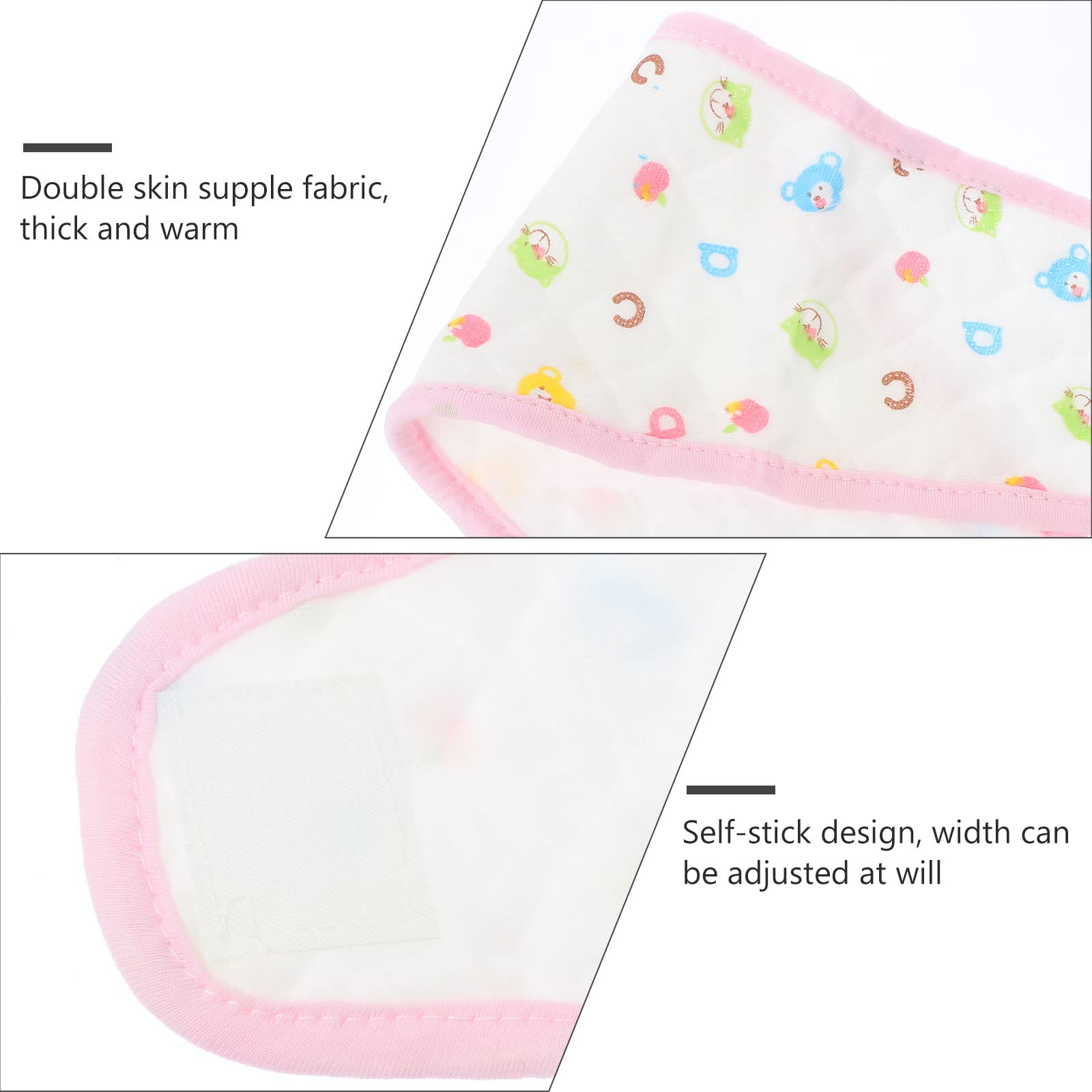 Healifty 3Pcs Baby Umbilical Hernia Belt Baby Belly Button Cord Band Infant Belly Wrap Adjustable Navel Belly Band Pink