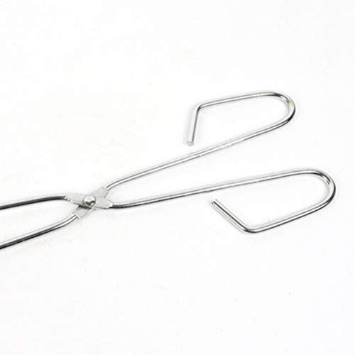 Cabilock Outdoor Trashcan Stainless Steel Garbage Pick Up Tool Garbage Clip Scissor Shape Tongs Barbecue Accessories Outdoor Gadget (60cm) Trash Cans Outdoor