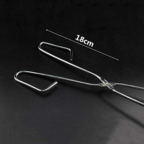 Cabilock Outdoor Trashcan Stainless Steel Garbage Pick Up Tool Garbage Clip Scissor Shape Tongs Barbecue Accessories Outdoor Gadget (60cm) Trash Cans Outdoor