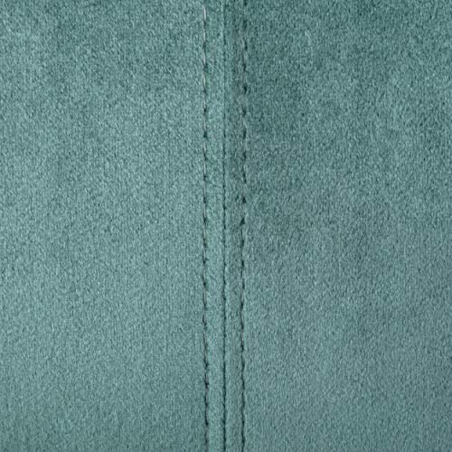 Christopher Knight Home Reitz Channel Stitch 3 Seater Shell Sofa - Velvet - Turquoise/Gold