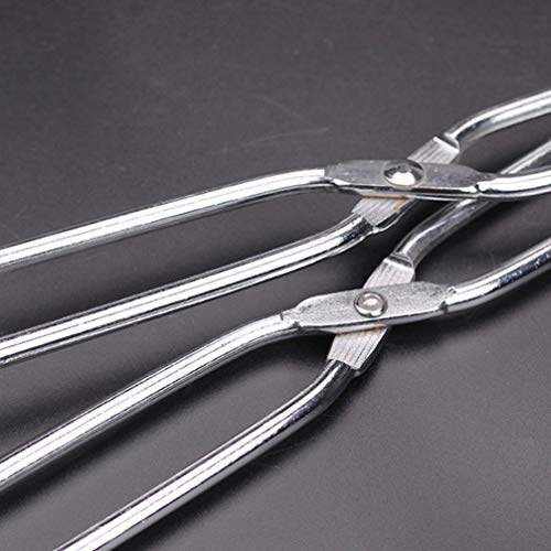 Cabilock Outdoor Trashcan Stainless Steel Garbage Pick Up Tool Garbage Clip Scissor Shape Tongs Barbecue Accessories Outdoor Gadget (60cm) Trash Cans Outdoor