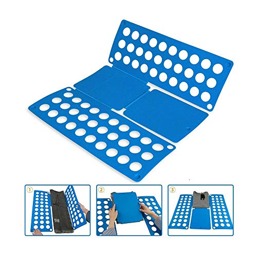 Shirt Folding Board t Shirts Clothes Folder 19" x 16" Adjustable T-Shirt Clothes Fast Folder Folding Board Laundry Organizer for Child US Stock