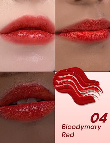 It'S SKIN Tincy All-Day Semi-Matte Lip Stain Tint 0.13oz (04 Bloodymary Red) - Non-Transfer | Smooth Satin Finish, Rich Pigmentation | Moisturizing, Comfortable Vivid Color for Lasting All-Day Beauty