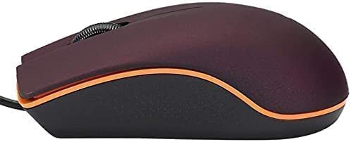 Guiheng Wired Mouse, USB Wired Computer Mouse for Right or Left Hand, Ergonomic Computer Mouse with Durable Clicks for PC, Computer, Laptop, Desktop, Chromebook, Notebook, Mac (Black)