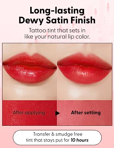 It'S SKIN Tincy All-Day Semi-Matte Lip Stain Tint 0.13oz (04 Bloodymary Red) - Non-Transfer | Smooth Satin Finish, Rich Pigmentation | Moisturizing, Comfortable Vivid Color for Lasting All-Day Beauty