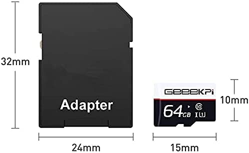GeeekPi Preloaded (RPI OS) Card for Raspberry Pi,Class 10 Memory Card with Card Reader for Raspberry Pi 4, 3B+ (Plus), 3A+, 3B, Zero 2 W(64GB)