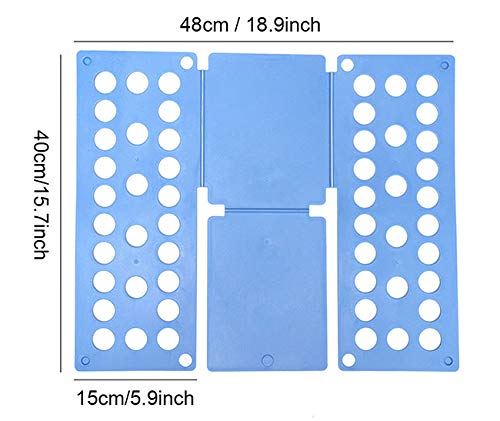 Shirt Folding Board t Shirts Clothes Folder 19" x 16" Adjustable T-Shirt Clothes Fast Folder Folding Board Laundry Organizer for Child US Stock