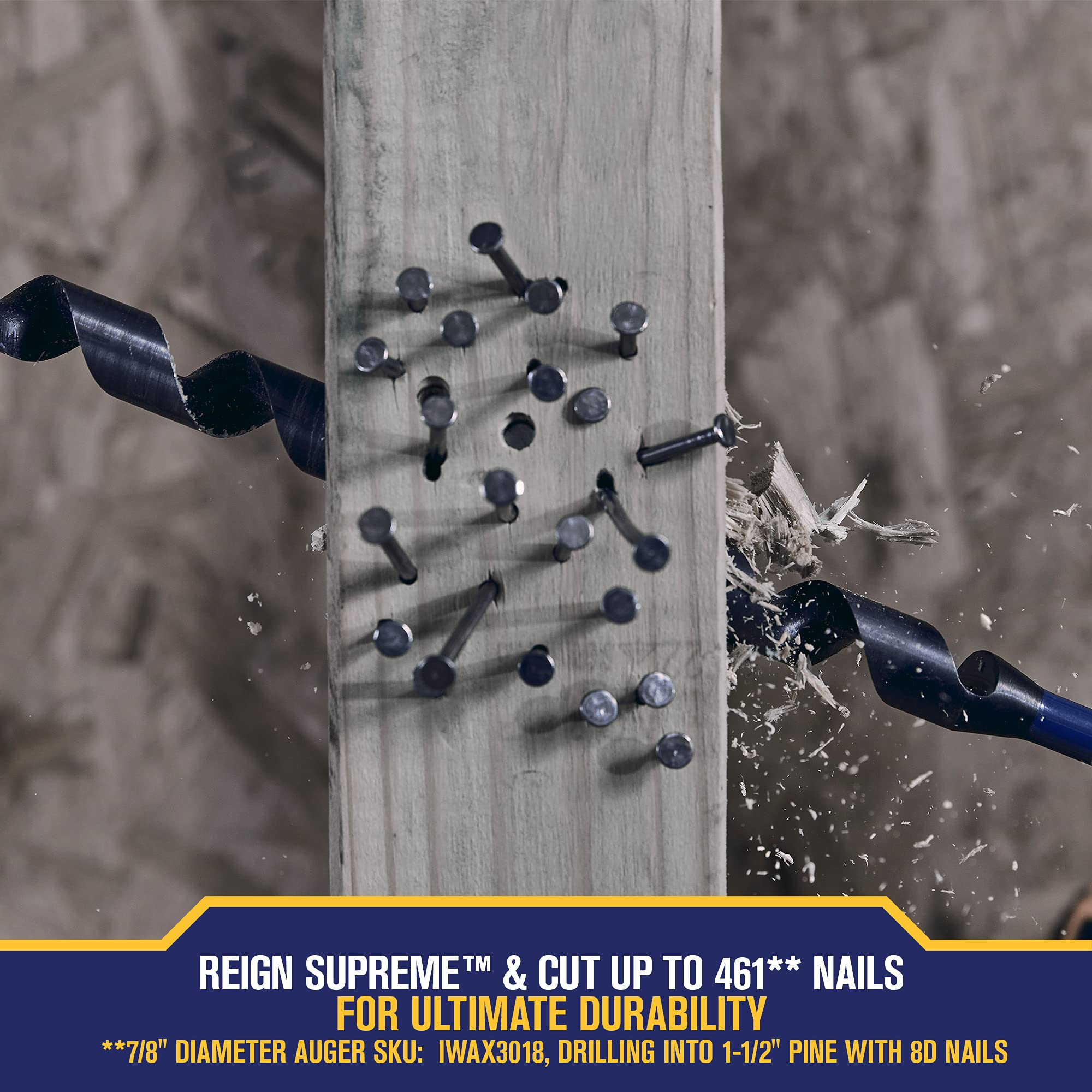 Irwin Tools IWAX3008 Auger Bit 3/4In X 18In Speedbor Supreme