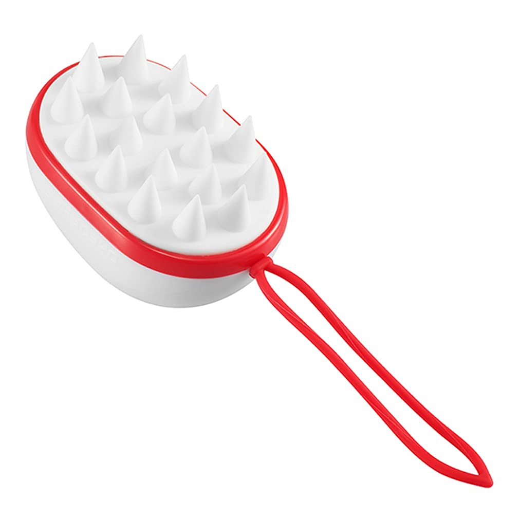 DR.FORHAIR Hair Scalp Massager Shampoo Brush – Cleansing Care Soft Silicone Washing Head Scrubber Shower Water Resistant Handheld Dandruff Removal