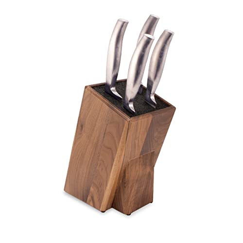 Kapoosh Universal Cutlery Block in Black Walnut