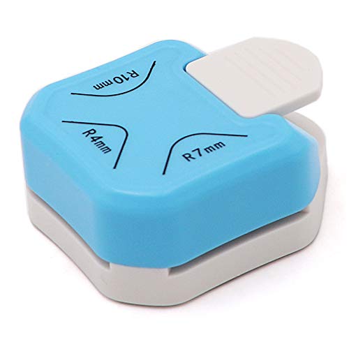 3 in 1 Corner Rounder Punch, 4mm 7mm 10mm 3 Way Corner Cutter for Paper Craft, Laminate, DIY Projects, Photo Cutter, Card Making and Scrapbooking