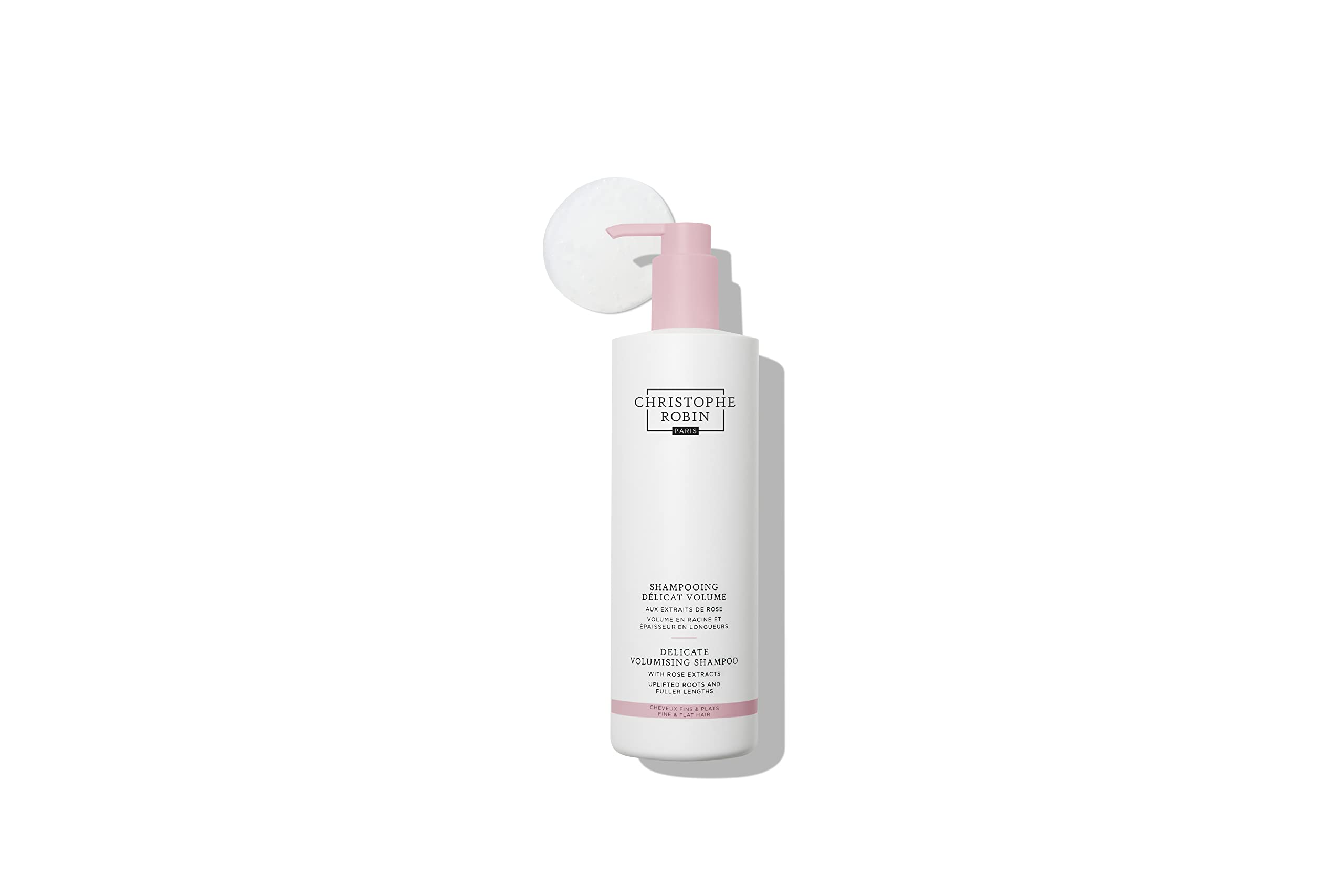 Christophe Robin Delicate Volumizing Shampoo With Rose Extracts for Thin, Fine, and Flat Hair Jumbo Size 16.9 fl. oz