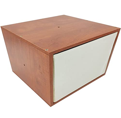 FixtureDisplays® Cubby Hole Storage Bin Modular Wood Blocks with Fabric Bins 6/Set Product Weight 38 Lbs Great for Preschools Day Care Home Bookshelf 11364-NEW-NPF