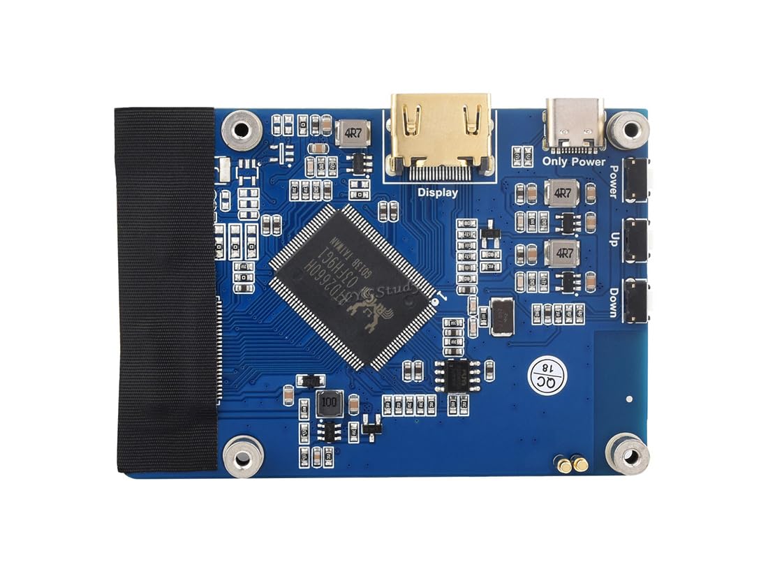 XYGStudy 3.2inch HDMI IPS LCD Display (H) Resolution 480×800 Adjustable Brightness Backlight No Touch Panel Supports Raspberry Pi Jetson Nano Windows 11/10 / 8.1/8 / 7 PC