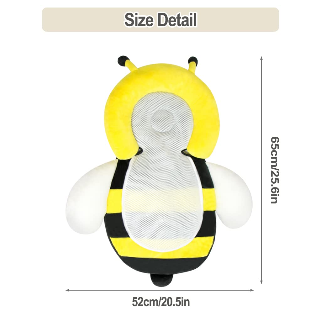 vocheer Baby Stroller Cushion, Car Seats Insert Soft Baby Stroller Liner Pram Head and Body Support Pillow for Newborn…