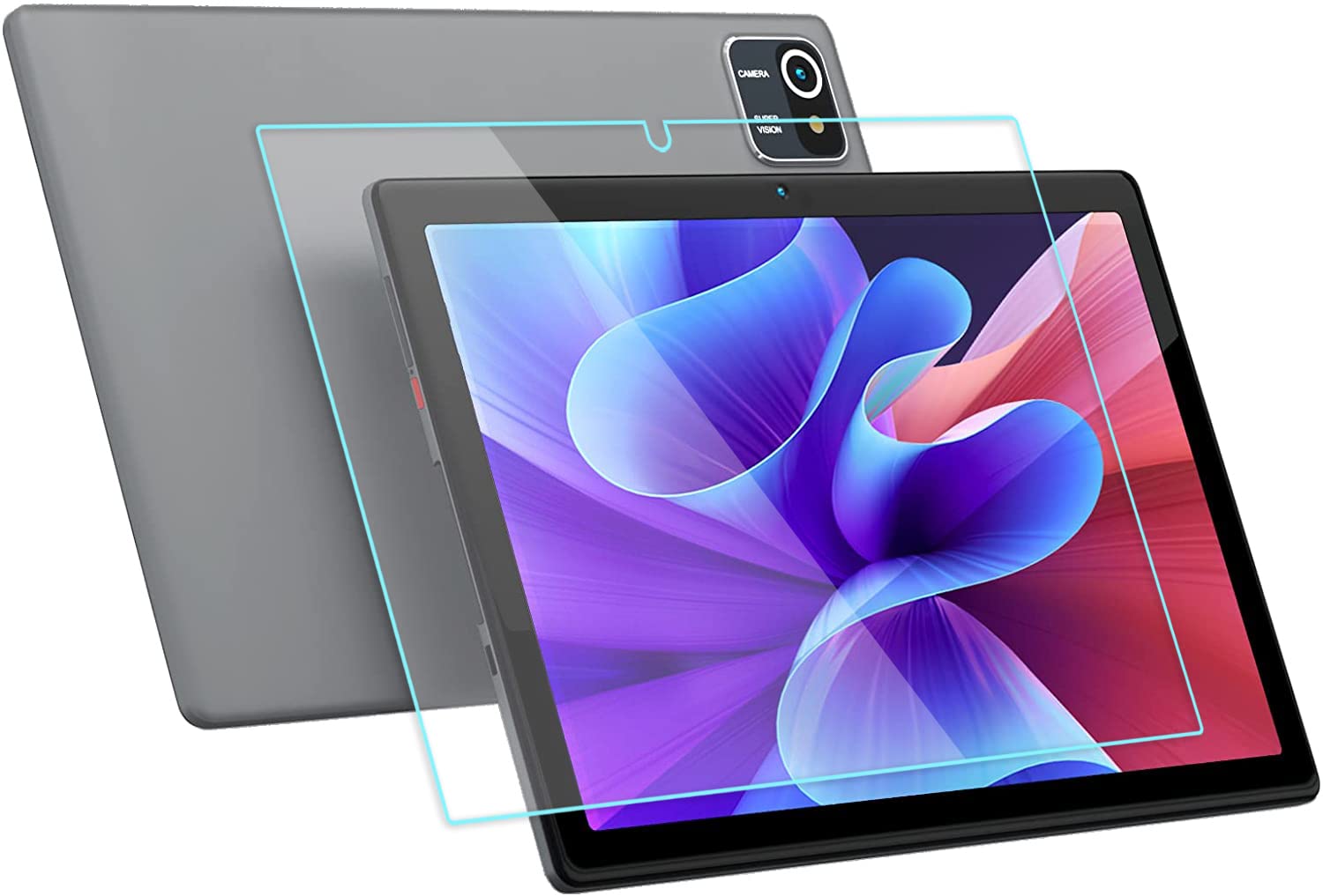 Tempered Glass Screen Protector Compatible with Moderness Tablet 10.1 inch、Okaysea OB-1001 / KT1006 / Anyway.GO 10 inch Kids Tablet Screen Protector for CZZ/Velorim MB1001