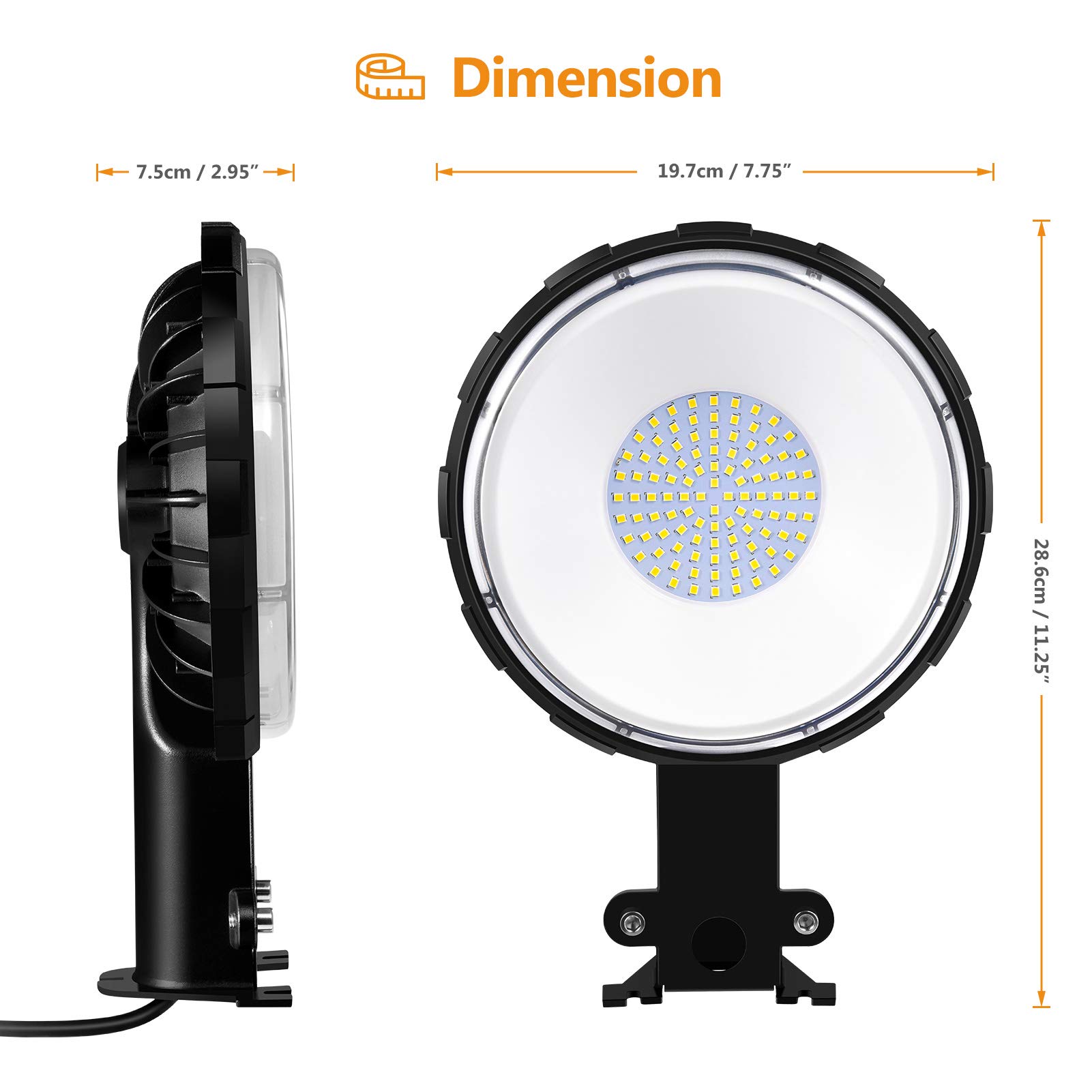 LED Barn Light, Dusk to Dawn Outdoor Lighting 100W 10000LM LED Barn Lights, 5000K Daylight Garage Light, Exterior Security Flood Lights, IP65 Waterproof Street Area Lighting for Barns Yard Street