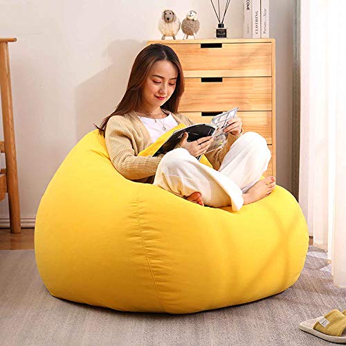 Lazy Sofa, Long Sitting Does Not Collapse, Easy to Clean, Independent Liner Creative Small Apartment Living Room Hotel Leisure Fabric Settee Chair,7080cm