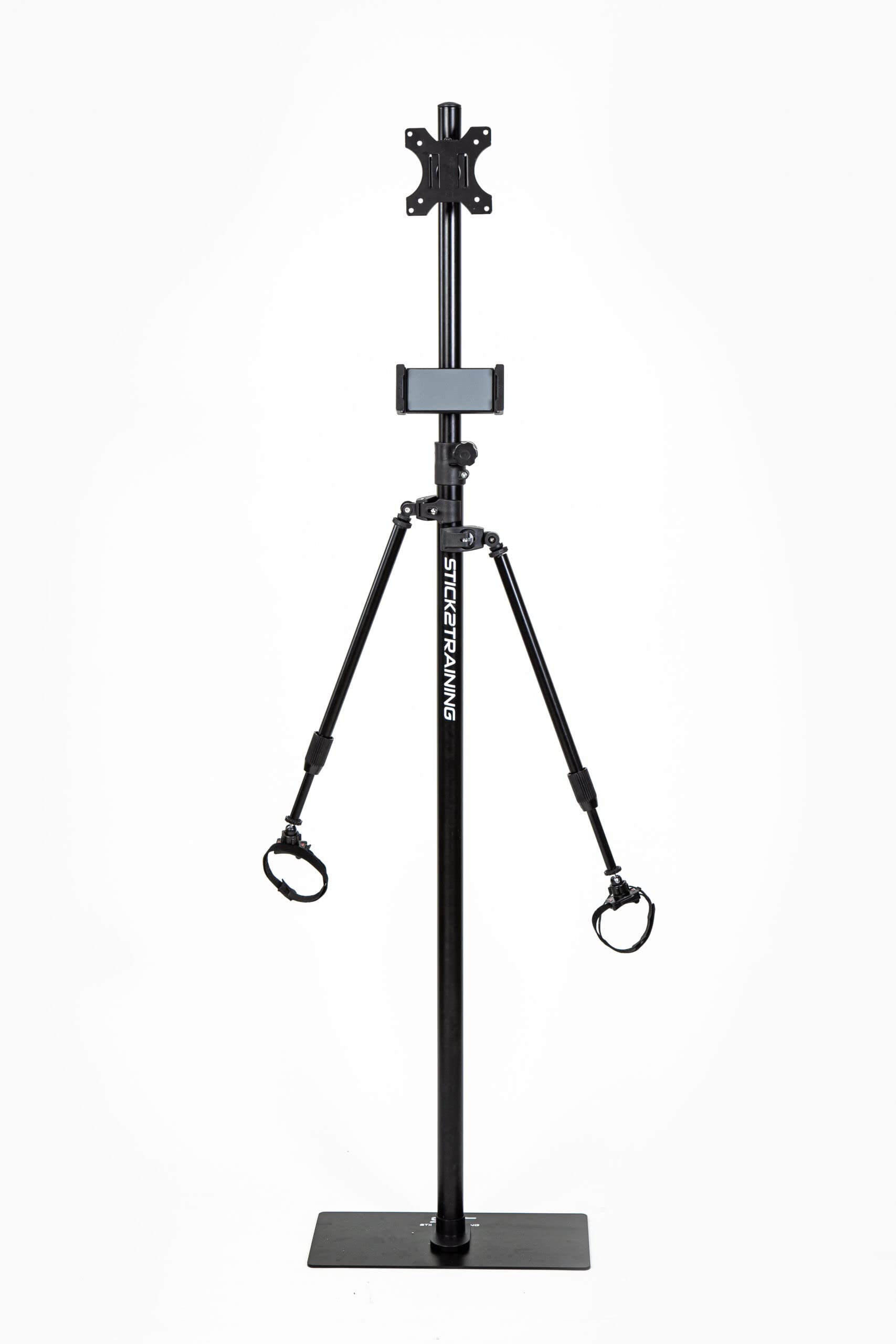 Stick2Training's Extra-Tall TV, VESA Stand Mount for Treadmill, Walking Pad, Under Desk Treadmill, Stand Up Desk - Keep You Productive or Entertained While You Work Out!
