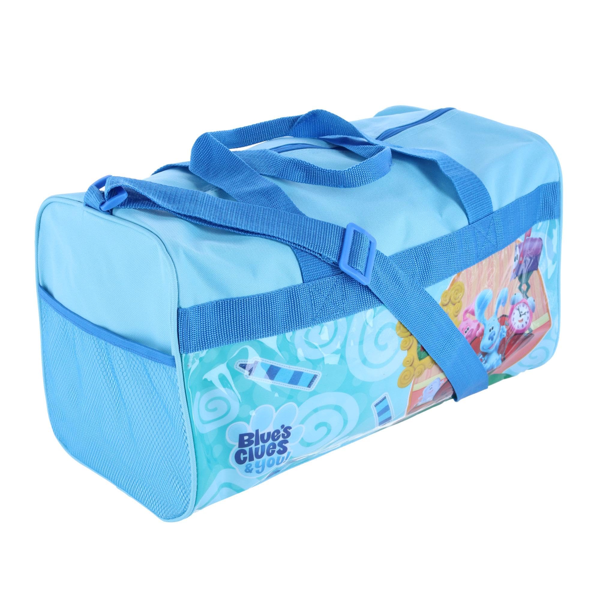United Pacific Designs BCDUF: Blues Clues 600D Polyester Duffle Bag With Printed Pvc Side Panels