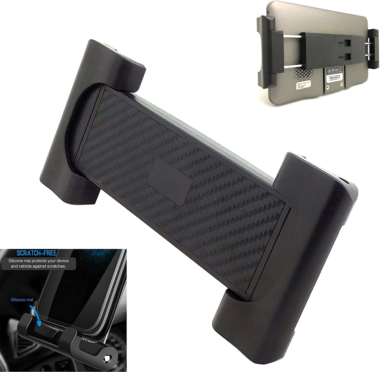 LycoGear Universal Smartphone Tablet Holder w/1" Rubber Coating Ball for All iPad Pro Air Mini iPhone MAX Pro Galaxy Tab (Compatible with Ram, Arkon Robust Mount & All 1 inch Socket System)