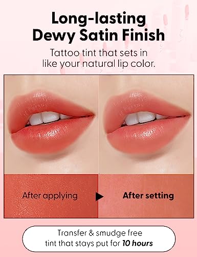 It's SKIN Tincy All-Day Semi-Matte Lip Stain Tint 0.13oz (01 Pina Colada Peach) - Non-Transfer Wear | Smooth Satin Finish, Rich Pigmentation | Moisturizing, Comfortable Vivid Color for Lasting All-Day