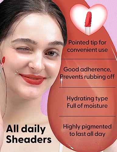 It's SKIN Tincy All-Day Semi-Matte Lip Stain Tint 0.13oz (01 Pina Colada Peach) - Non-Transfer Wear | Smooth Satin Finish, Rich Pigmentation | Moisturizing, Comfortable Vivid Color for Lasting All-Day